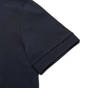 EA7 Contrast Trim Polo Shirt - Black