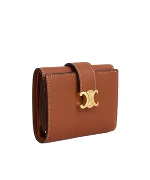 Celine Fine Strap Wallet Nino In Supple Grained Calfskin