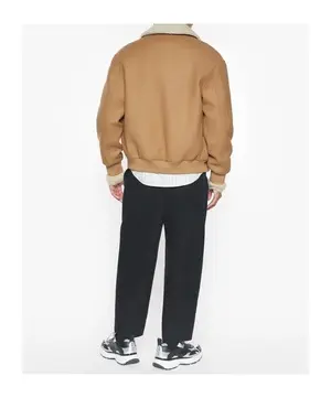 Maison Kitsuné Shearling Collar Bomber Jacket