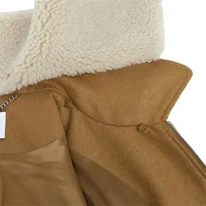 Maison Kitsuné Shearling Collar Bomber Jacket