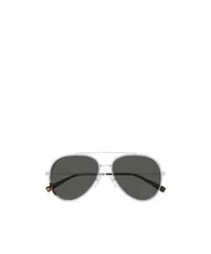 Gucci Grey Aviator Sunglasses