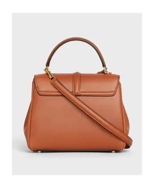 Celine Small 16 Bag In Natural Calfskin - Tan
