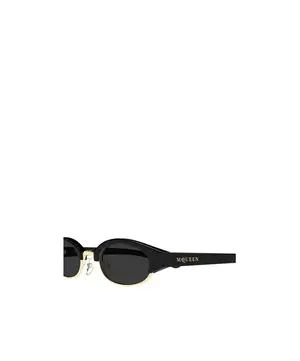 Alexander McQueen Oval Frame Sunglasses