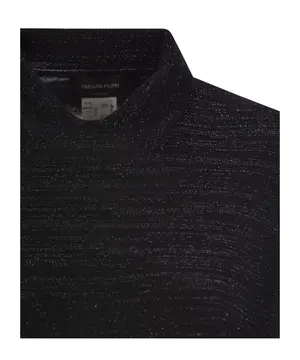 Fabiana Filippi Lurex Detailed Polo Neck Jumper