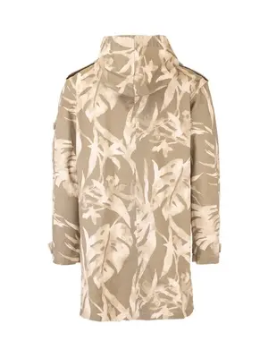 Saint Laurent Graphic Print Parka