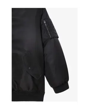 Givenchy Oversized Hooded Bomber Jacket In Nylon