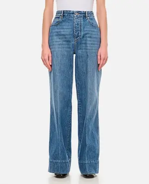 Bottega Veneta Mid-rise Palazzo Jeans