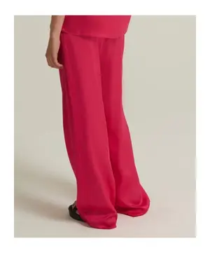 YVES SALOMON Drawstring Wide-leg Pants With Lace Details
