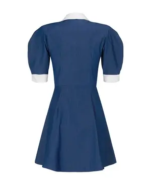 Alessandra Rich Pleated Mini Dress