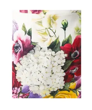 Dolce & Gabbana Sleeveless Floral Print Mini Dress