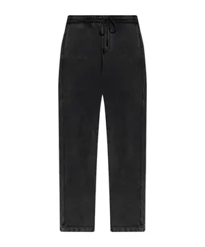 Iceberg Elastic Waistband Tracksuit Pants - Black