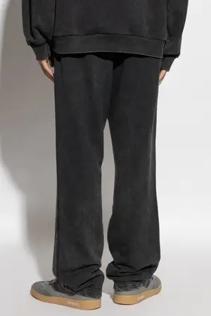 Iceberg Elastic Waistband Tracksuit Pants - Black