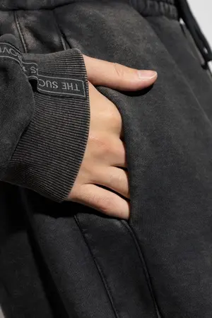 Iceberg Elastic Waistband Tracksuit Pants - Black