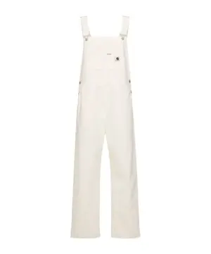 Carhartt Straight Jumpsuit With Adjustable Straps And Logo Detail