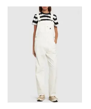 Carhartt Straight Jumpsuit With Adjustable Straps And Logo Detail