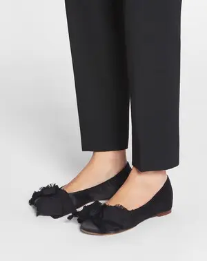 LANVIN Bow Detailed Ballet Flats