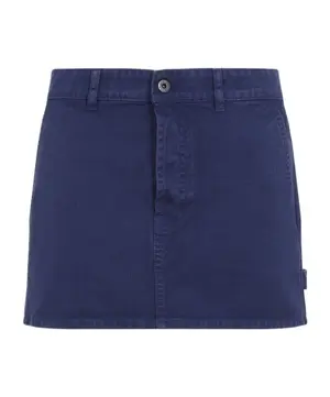 Miu Miu Logo-appliqué Mini Skirt