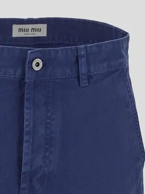 Miu Miu Logo-appliqué Mini Skirt