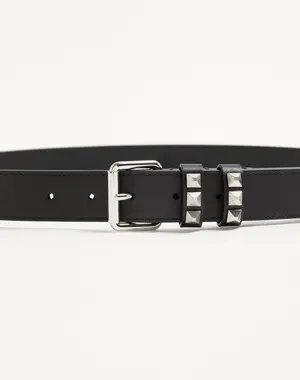 Valentino Garavani Rockstud Buckled Belt - Black