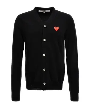 Play Comme Des Garcon Cuffed Cardigans For Men