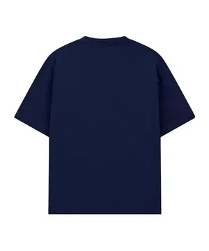 Giorgio Armani Logo Printed Crewneck T-shirt - Blue