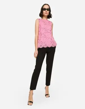 Dolce & Gabbana Gabardine Pleated Pants