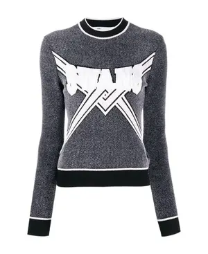 Off-white Collared Knitwear For Women