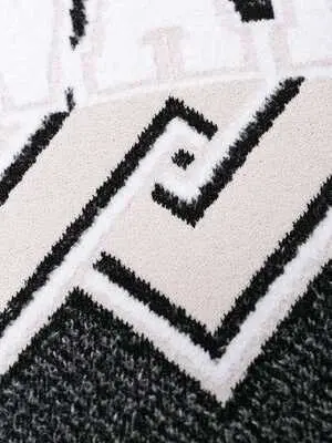 Off-White Swans Knitted Sweater - Black