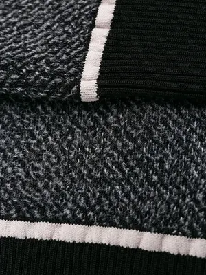 Off-White Swans Knitted Sweater - Black