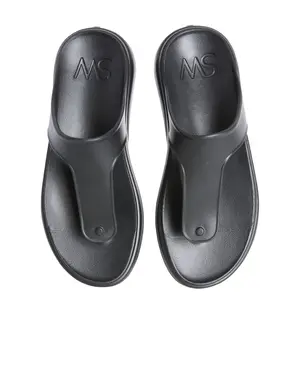 STUART WEITZMAN Stufllex T-strap Thong Sandals - Black