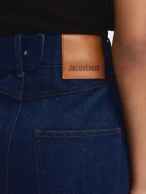 Jacquemus La Jupe De Nimes Obra Denim Midi Skirt