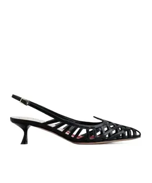 ROGER VIVIER I Love Vivier Multistrap Slingback Pumps - Black