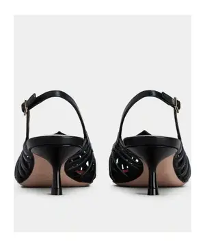 ROGER VIVIER I Love Vivier Multistrap Slingback Pumps - Black