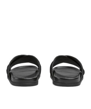 Gucci Monogram Criss-cross Slides