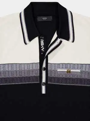 Amiri Short Sleeve Polo Shirt