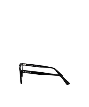 Alexander McQueen Square Frame Eyeglasses - Black