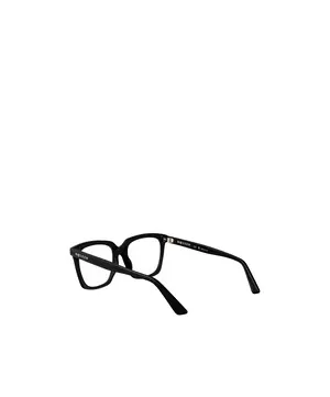 Alexander McQueen Square Frame Eyeglasses - Black