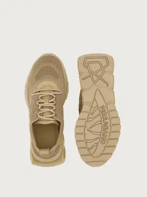 FERRAGAMO Nima Low-top Sneakers - Nude