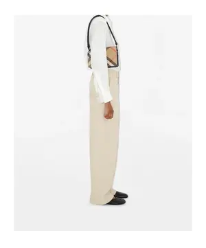 Burberry Snip Checked Foldover-top Shoulder Bag - Sand-colored