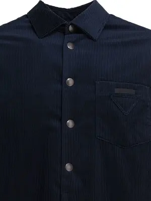 Prada Corduroy Shirt - Blue