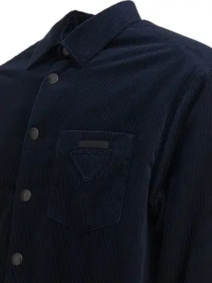 Prada Corduroy Shirt - Blue