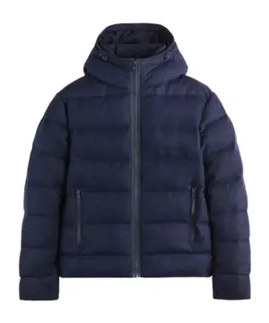 FAY Double-zip Hooded Down Jacket