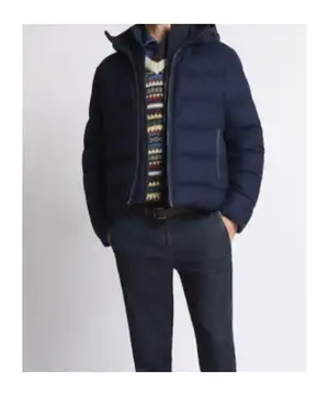 FAY Double-zip Hooded Down Jacket