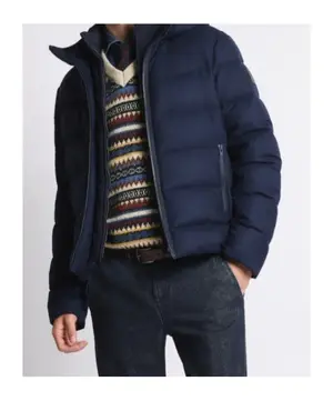 FAY Double-zip Hooded Down Jacket