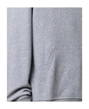 Brunello Cucinelli Cotton-blend Hoodie With Ribbed Trim - Gray