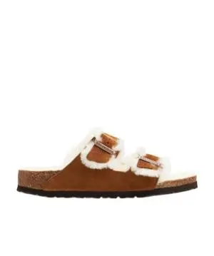 BIRKENSTOCK Arizona Logo Sandals - Brown