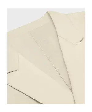 Celine Jude Jacket In Silk Panama - Ivory