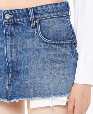 Miu Miu Denim Miniskirt