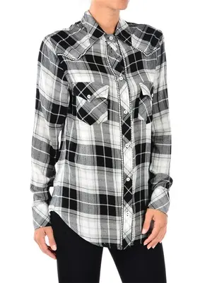 Ermanno Scervino Slim Plaid Shirt