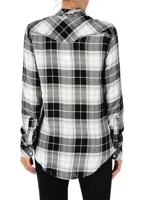 Ermanno Scervino Slim Plaid Shirt